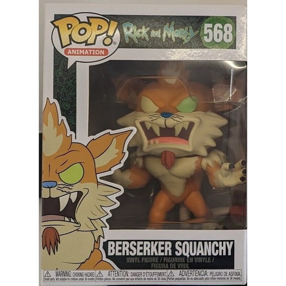 Funko | Toys | Rick And Morty Squanchy Berserker Pop Vinyl Figure 568 ...